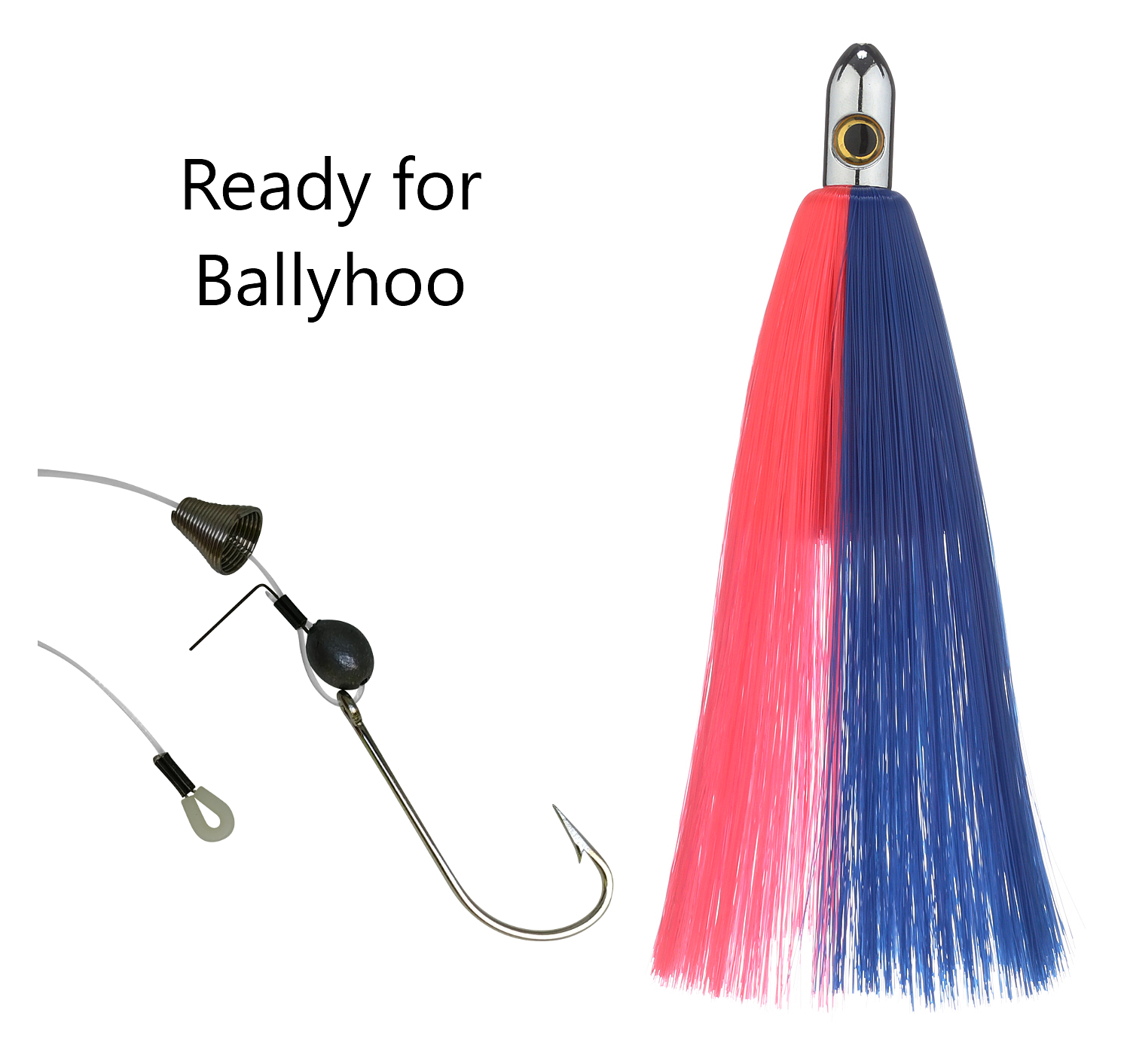 Fish Razr Rigged for Ballyhoo Chrome Catcher Bullet | Cabela's